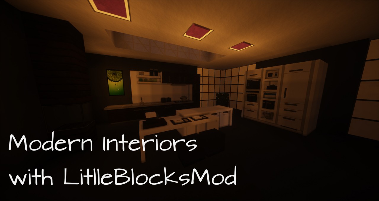Modern Interior I Kitchen Minecraft Map