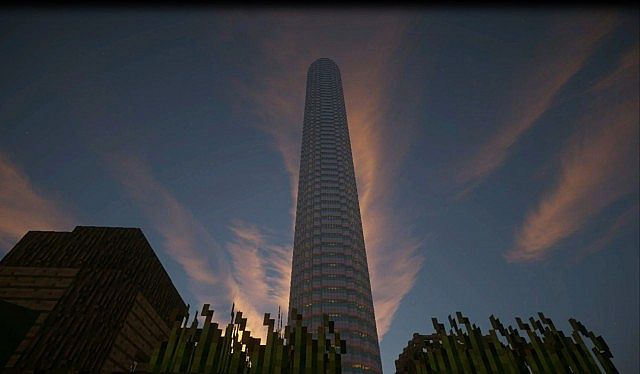 omega tower 254M 60 floors Minecraft Map