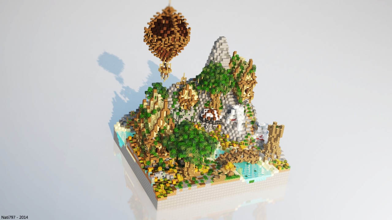 My first project, a medieval plot Minecraft Map