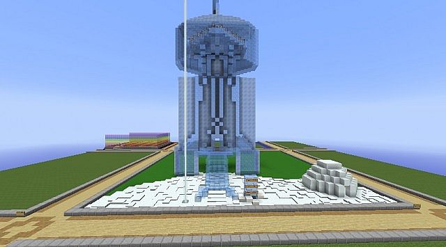 Frost vs Fire castle with spawn Minecraft Map