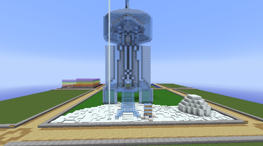 Frost vs Fire castle with spawn Minecraft Map