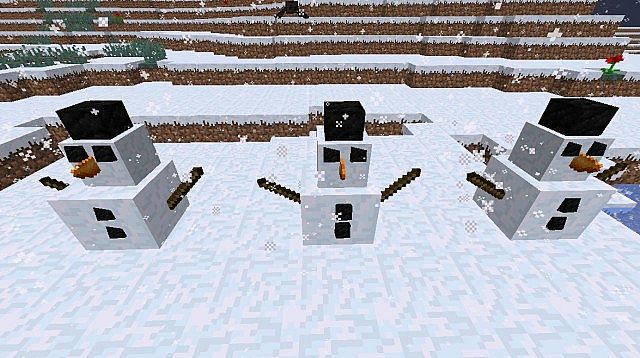 randomly spawning Snowman and Santa ! Xmas concept ! Minecraft Map randomly spawning Snowman and Santa ! Xmas concept ! Minecraft Map