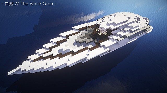 Modern Yacht "The White Orca" Minecraft Map