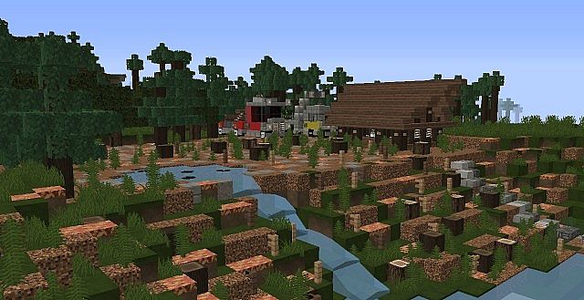 Lumber field Minecraft Map