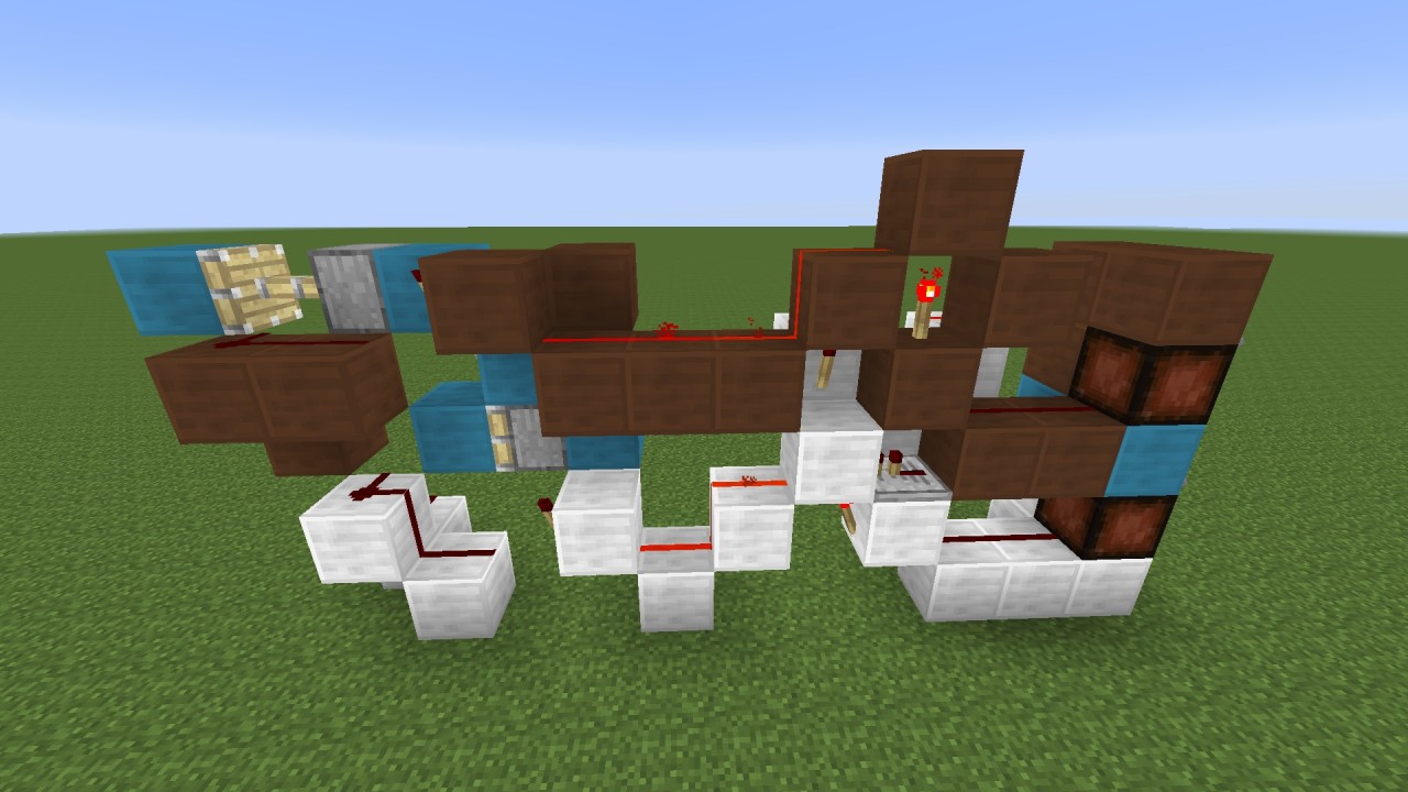 8 bits binary comparator - GISED_Link Minecraft Map