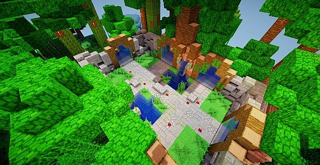 New lobby ~~ Jungle themed Minecraft Map