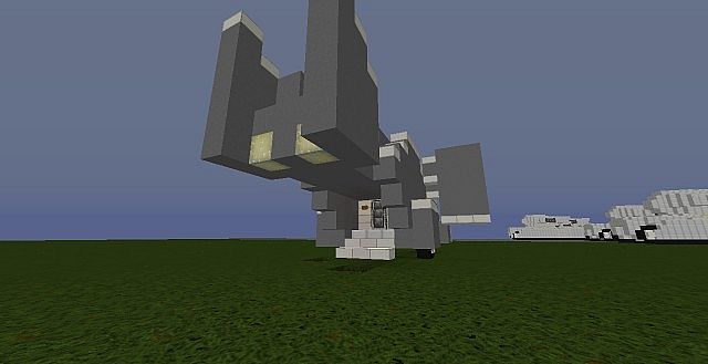 Futuristic V-22 Osprey Minecraft Map
