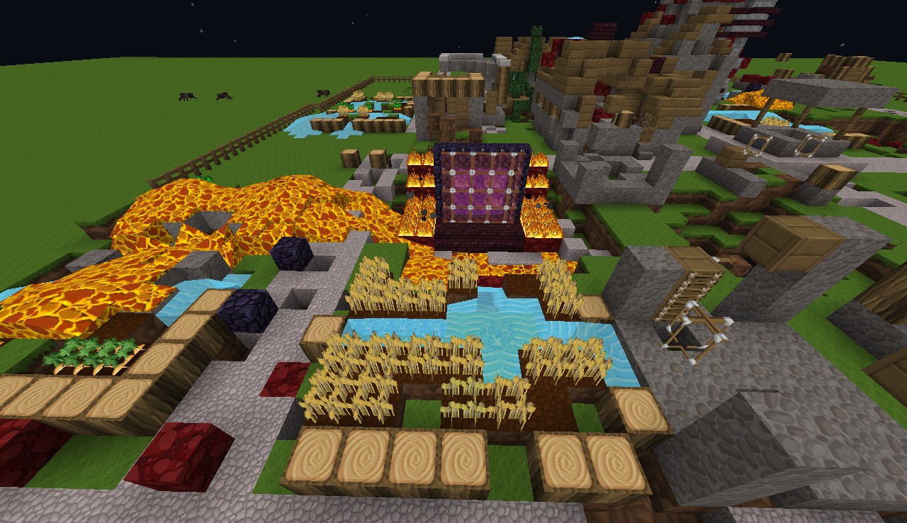 The Portal. Minecraft Map