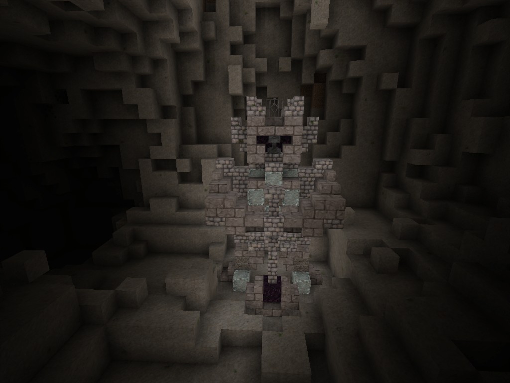Small Guardian Statue Minecraft Map