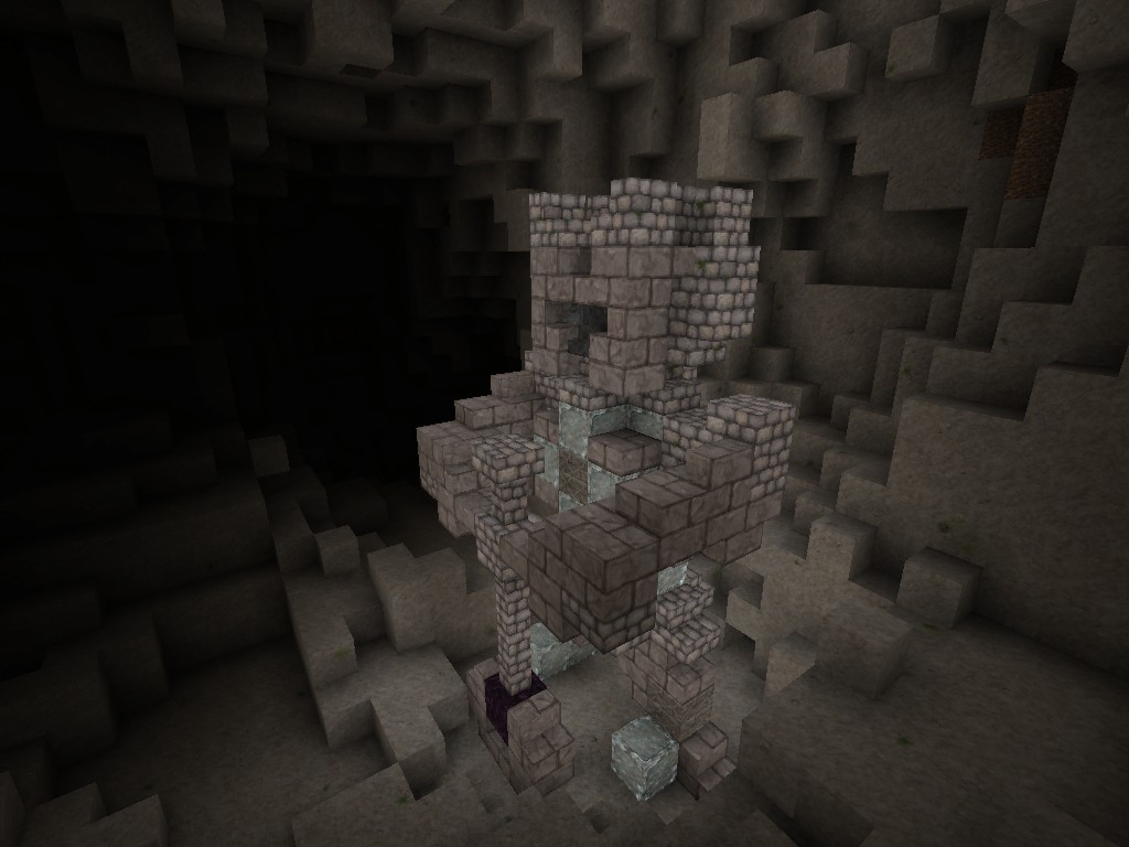 Small Guardian Statue Minecraft Map