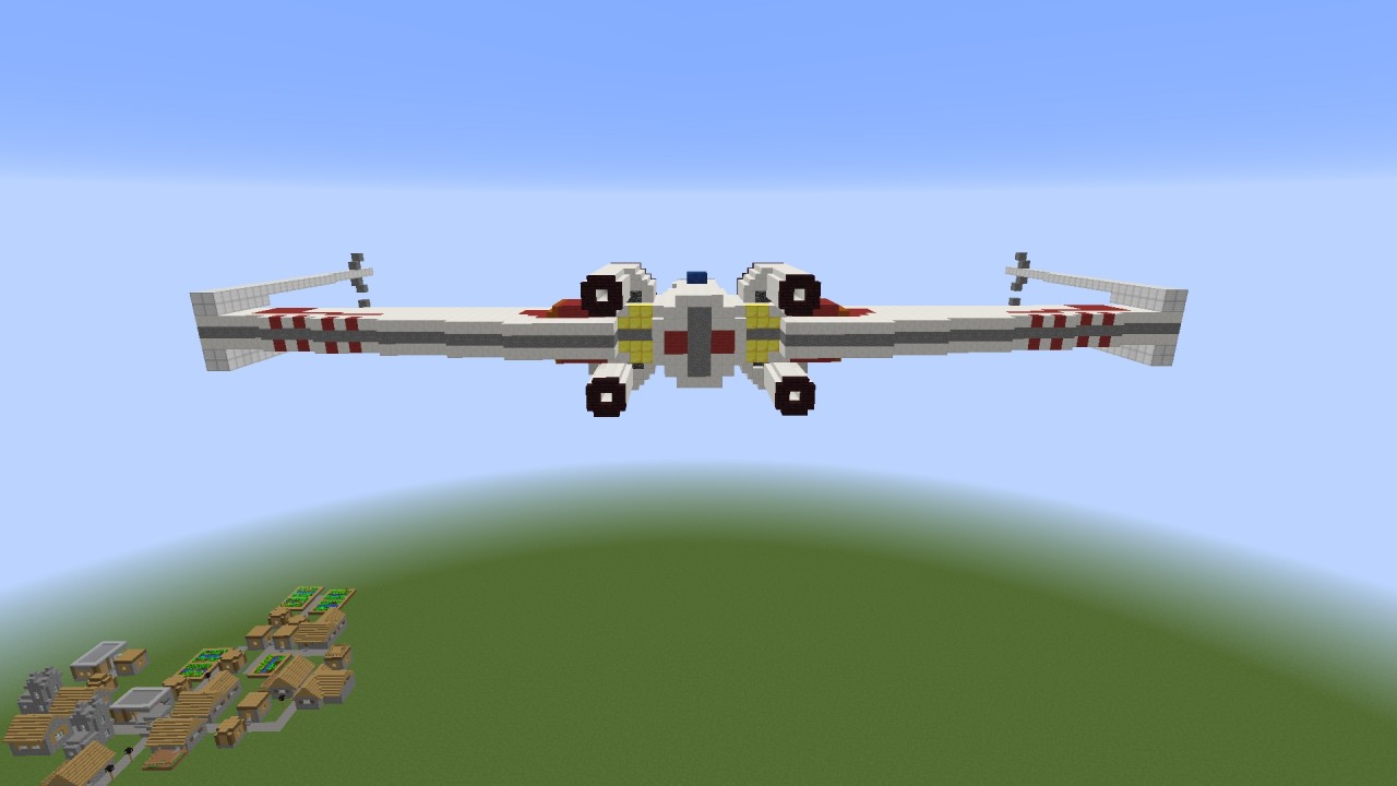 X Wing Fighter - Closed wing configuration Minecraft Map