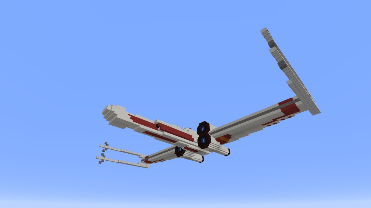 X Wing Fighter - Closed wing configuration Minecraft Map