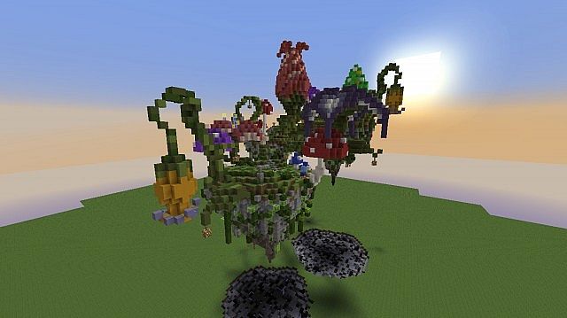 Floating Flower Islands Minecraft Map