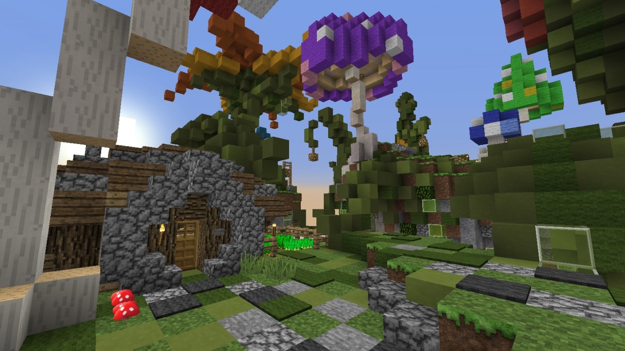 Floating Flower Islands Minecraft Map