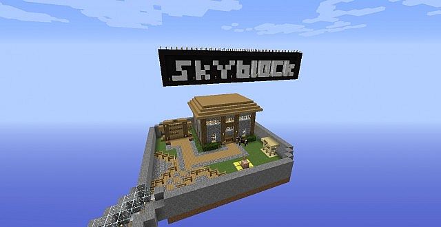 Skyblock Server Spawn Minecraft Map
