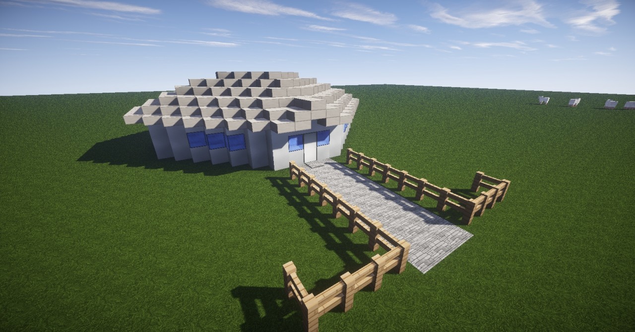 Octohouse (crazy 3D modern home) Minecraft Map