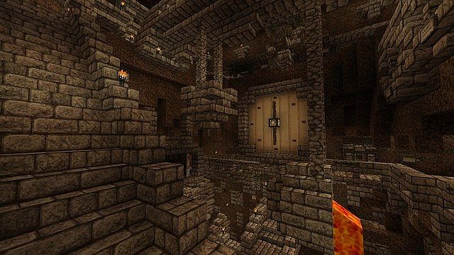 Dwarven Keep - Built in Survival Minecraft Map