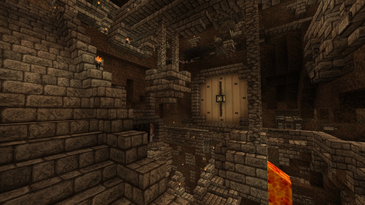 Dwarven Keep - Built in Survival Minecraft Map