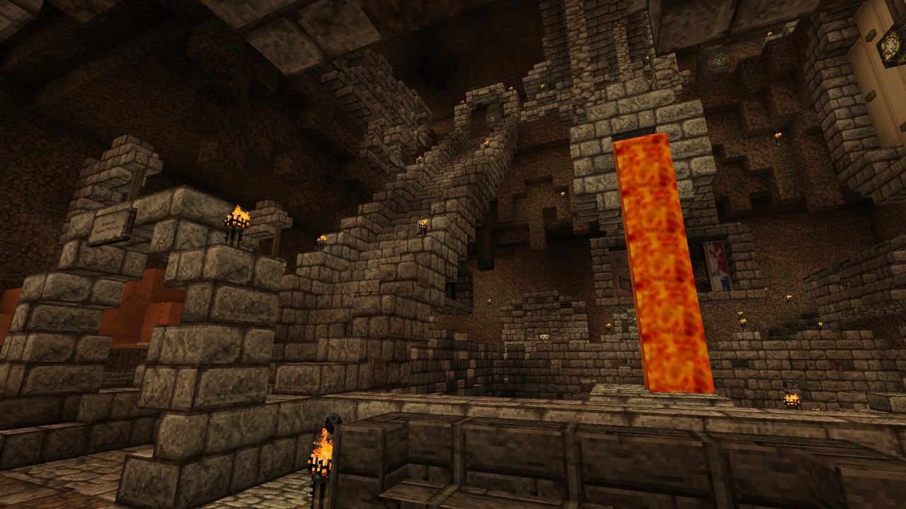 Dwarven Keep - Built in Survival Minecraft Map