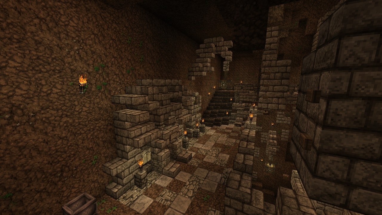 Dwarven Keep - Built in Survival Minecraft Map