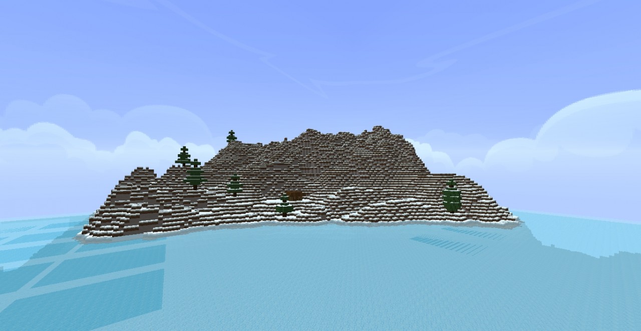 Snow Island Minecraft Map