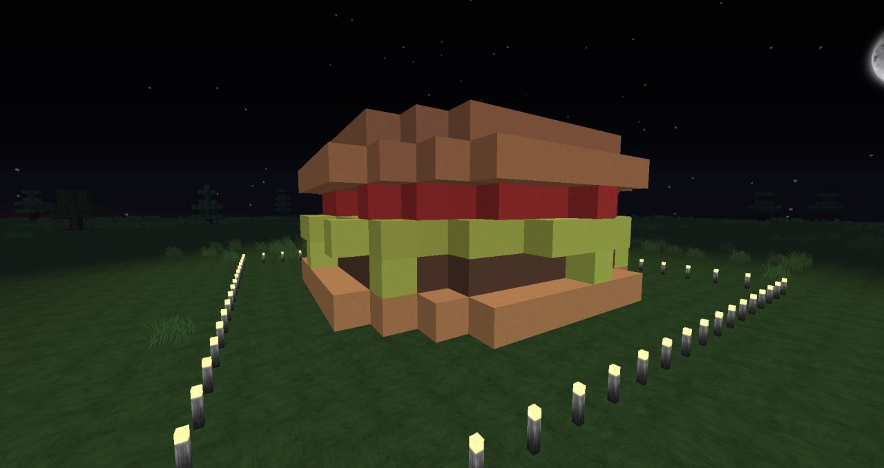 Giant Burger Minecraft Map