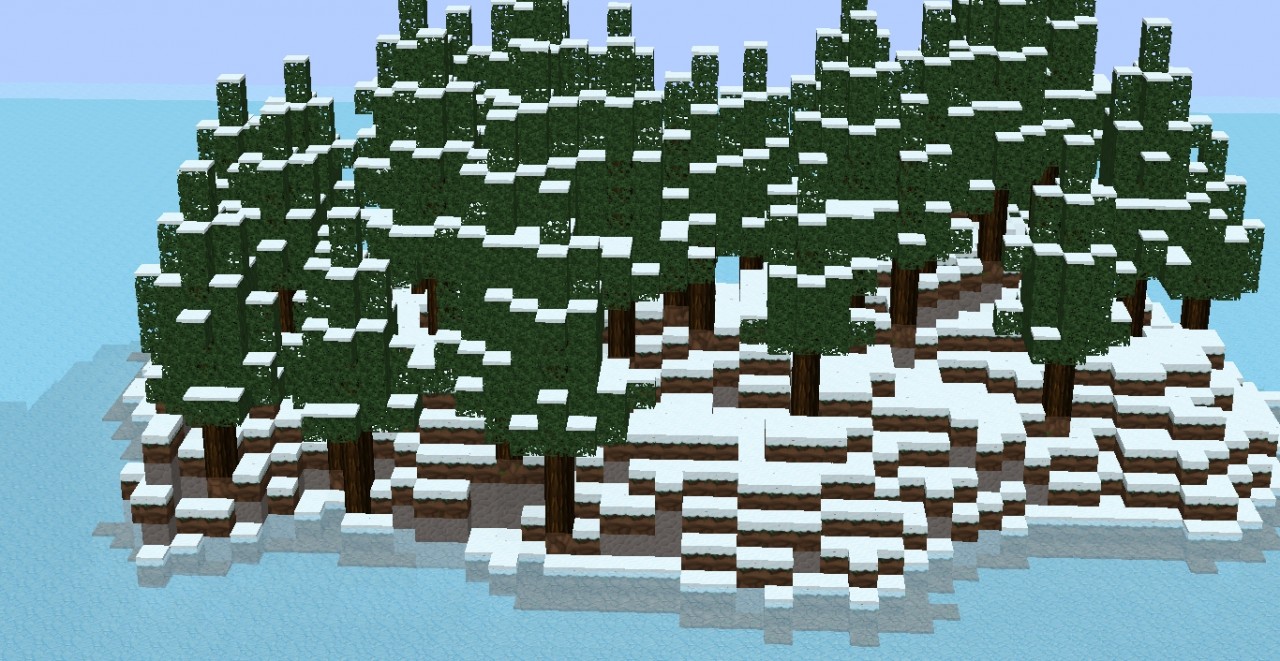 Snow Island Minecraft Map