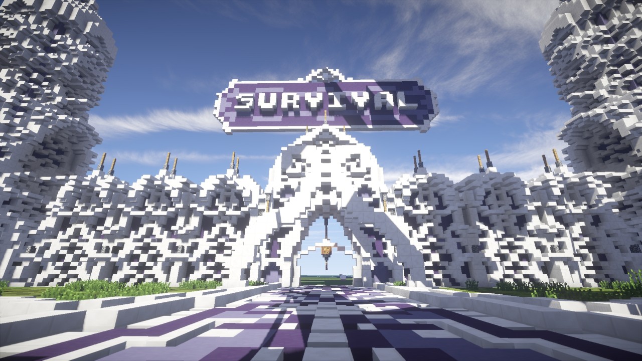 quartz spawn Minecraft Map