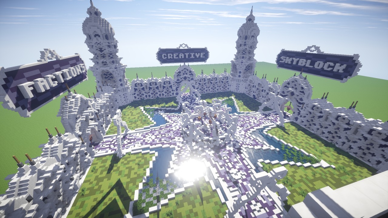 quartz spawn Minecraft Map