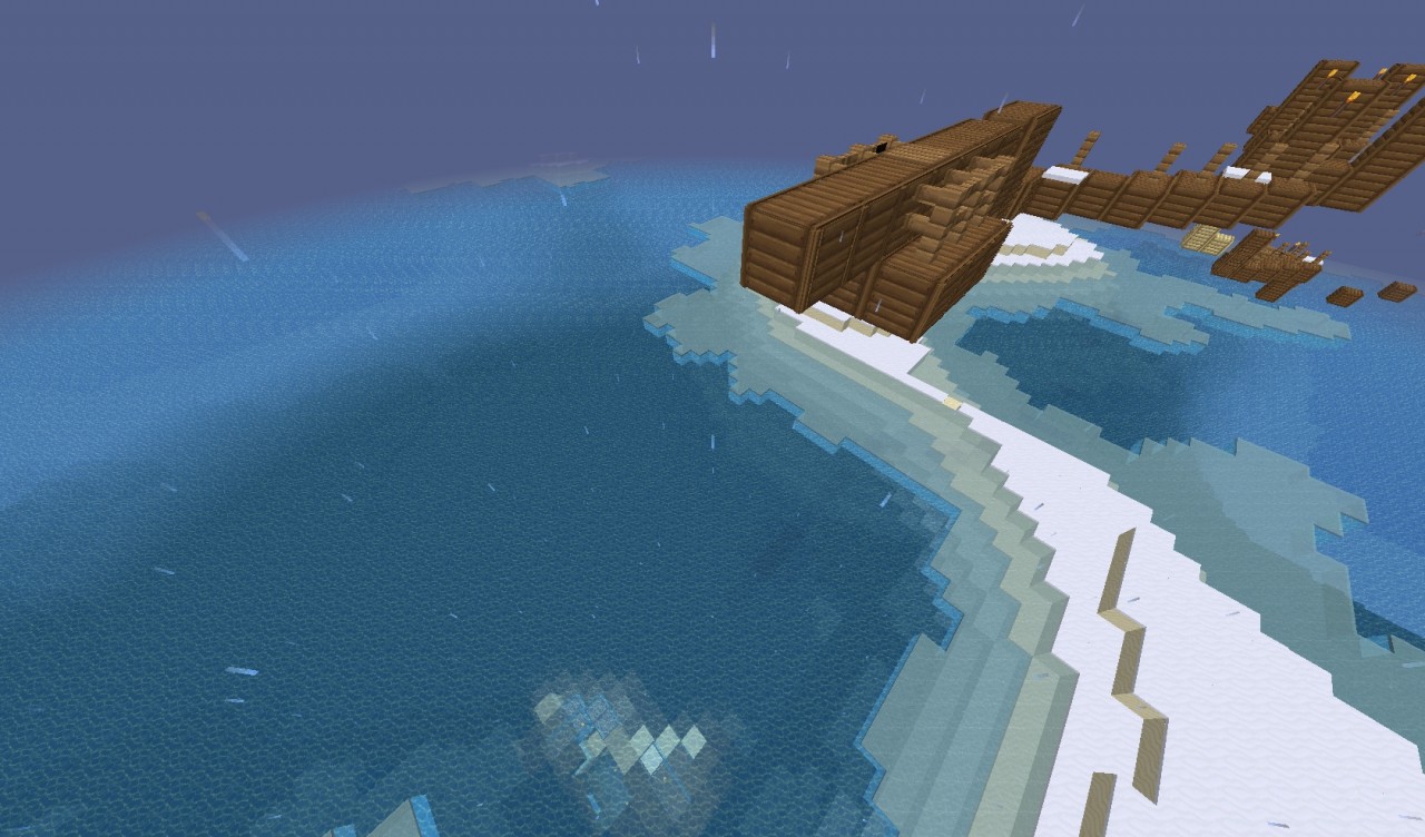 Parkour of the Ice Minecraft Map