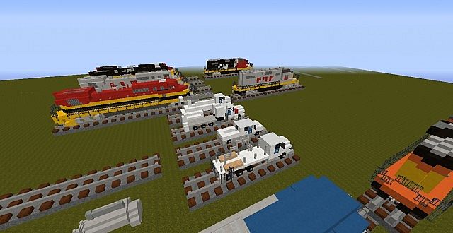 Railroad Pack (Schematic now available) Minecraft Map