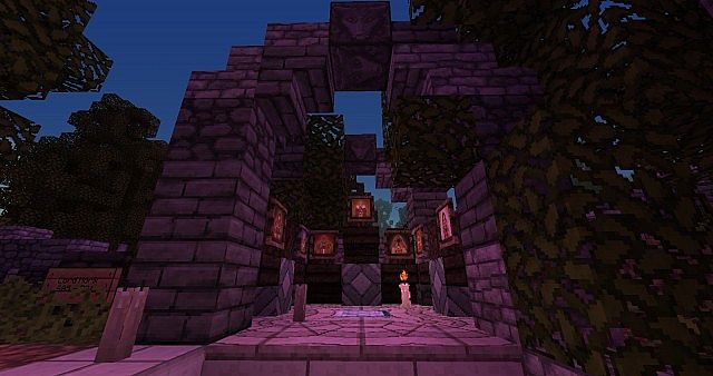 Medieval graveyard Minecraft Map