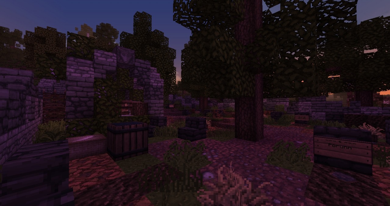 Medieval graveyard Minecraft Map