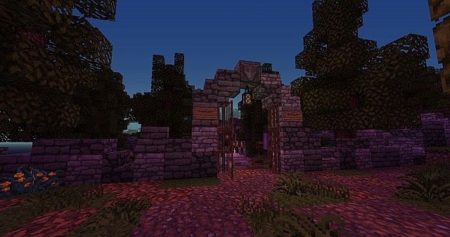 Medieval graveyard Minecraft Map