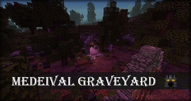 Medieval graveyard Minecraft Map