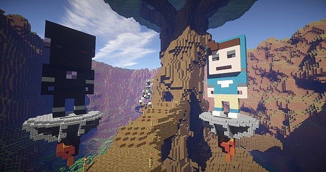 Giant tree Hub Minecraft Map