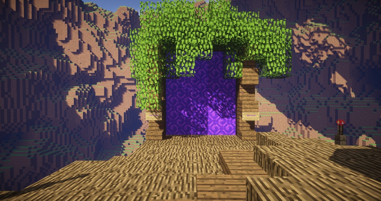 Giant tree Hub Minecraft Map