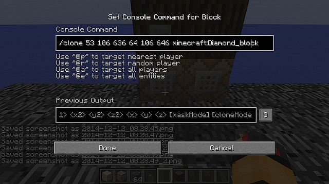 1.8.1 /fill command room download Minecraft Map