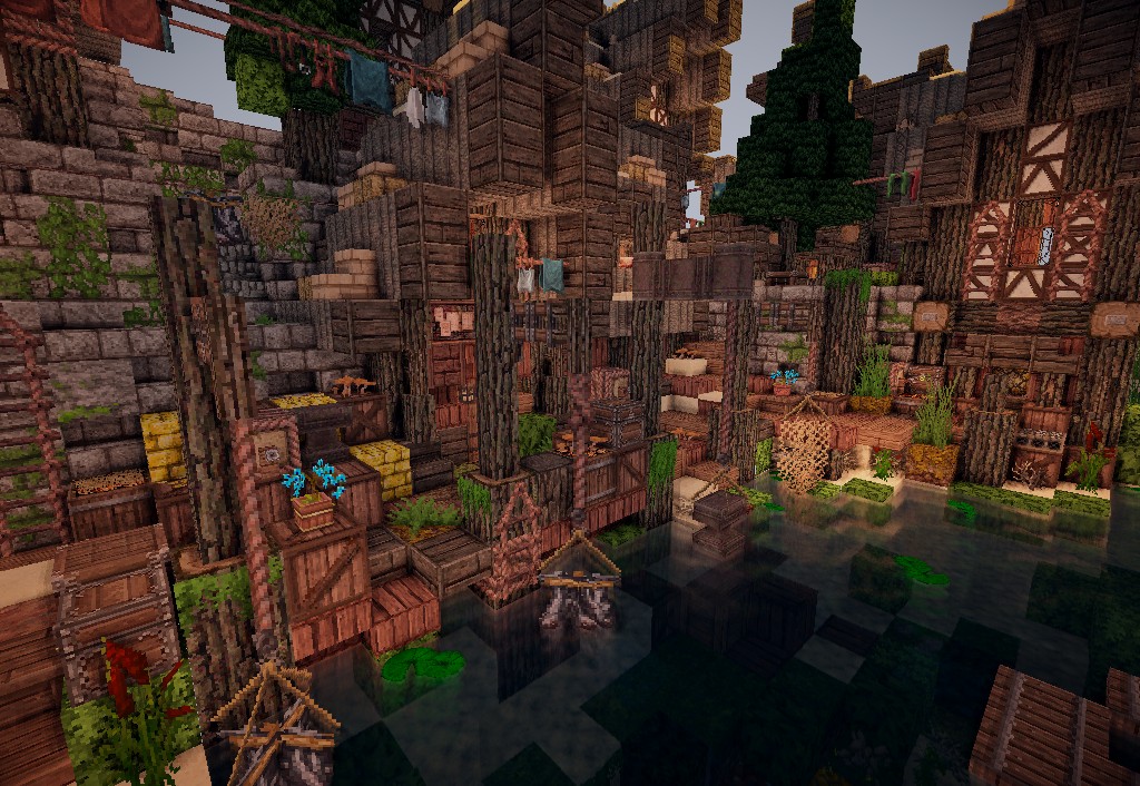 Medieval fishing village #1 Minecraft Map