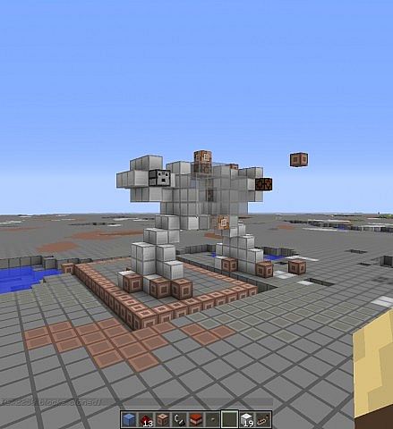 Moving Weaponised Mech Suit Minecraft Map