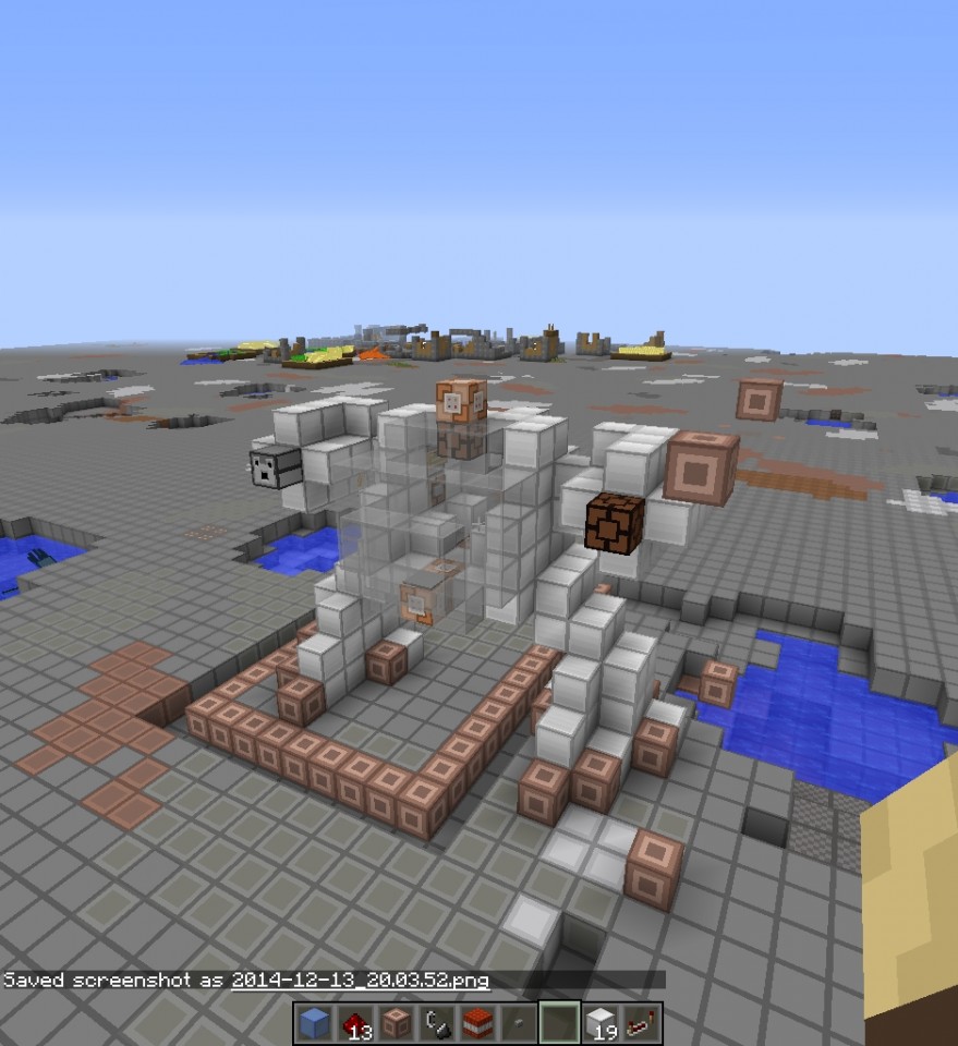 Moving Weaponised Mech Suit Minecraft Map