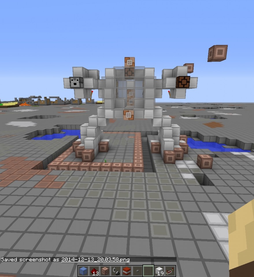 Moving Weaponised Mech Suit Minecraft Map