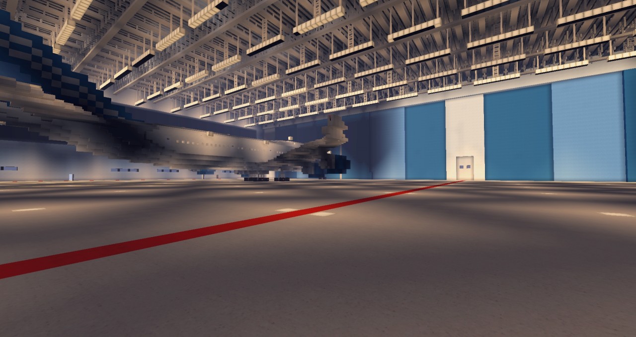 Boeing Hangar |ECS Minecraft Map