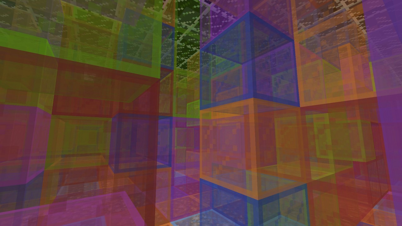 Color Stained Glass Maze (+DOWNLOAD) Minecraft Map