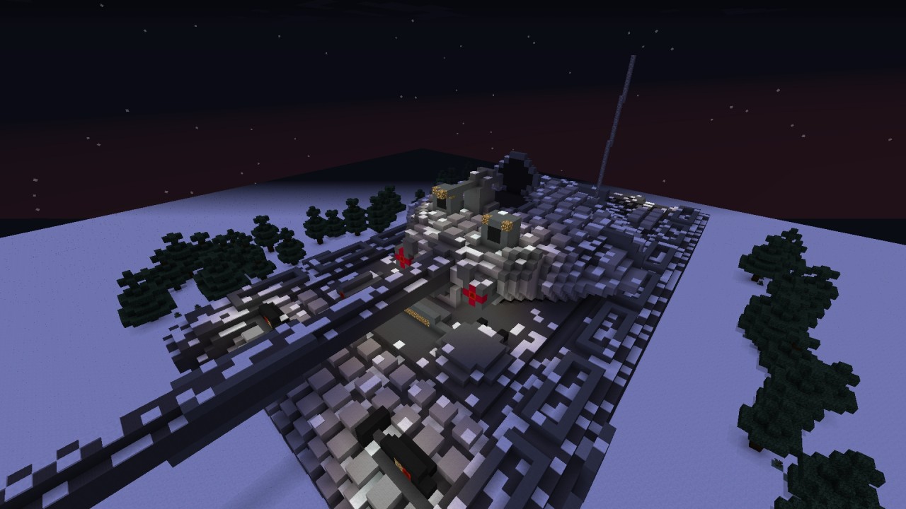 Russian tank T-90 MBT Minecraft Map