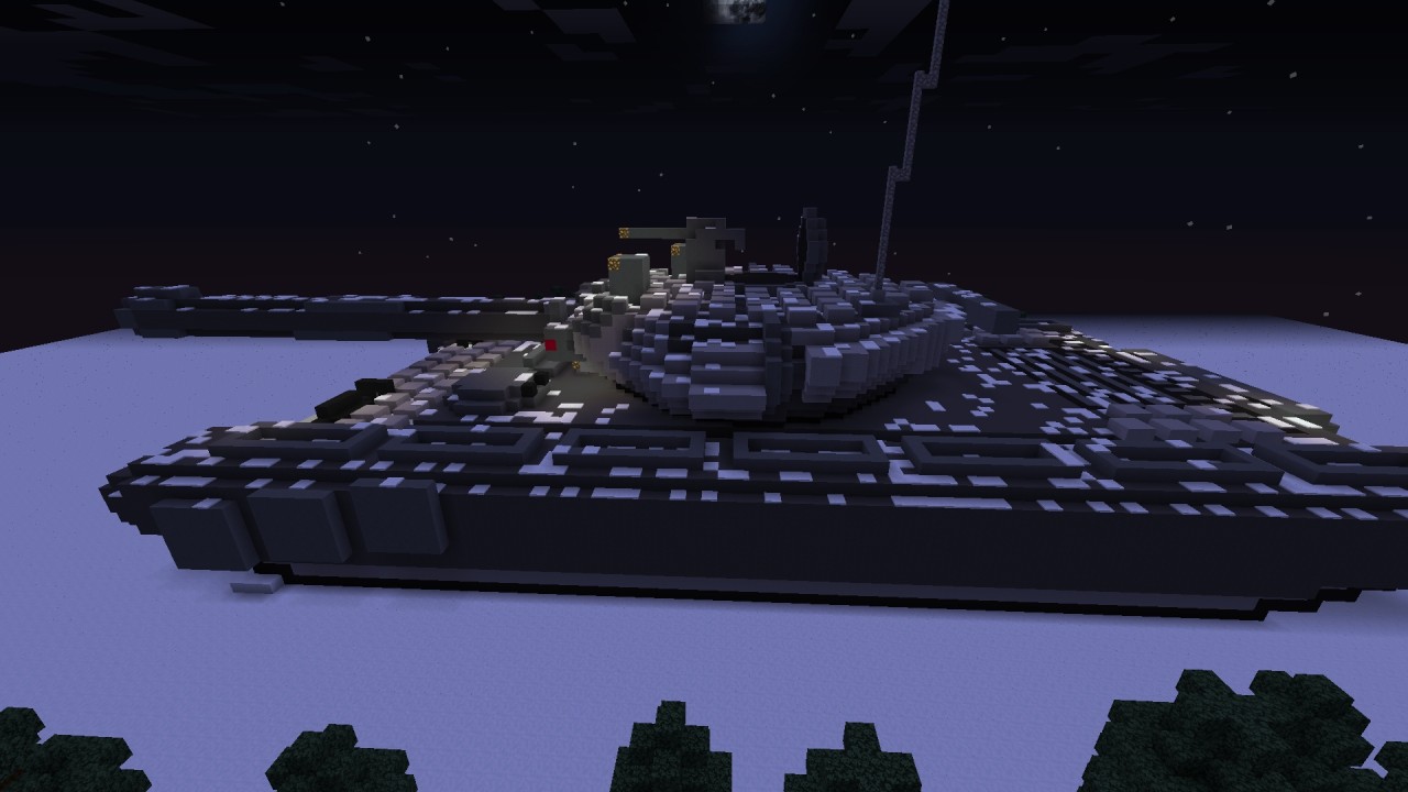 Russian tank T-90 MBT Minecraft Map