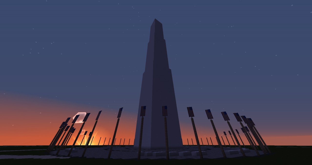 Project Washington D.C(Washington Monument) Minecraft Map