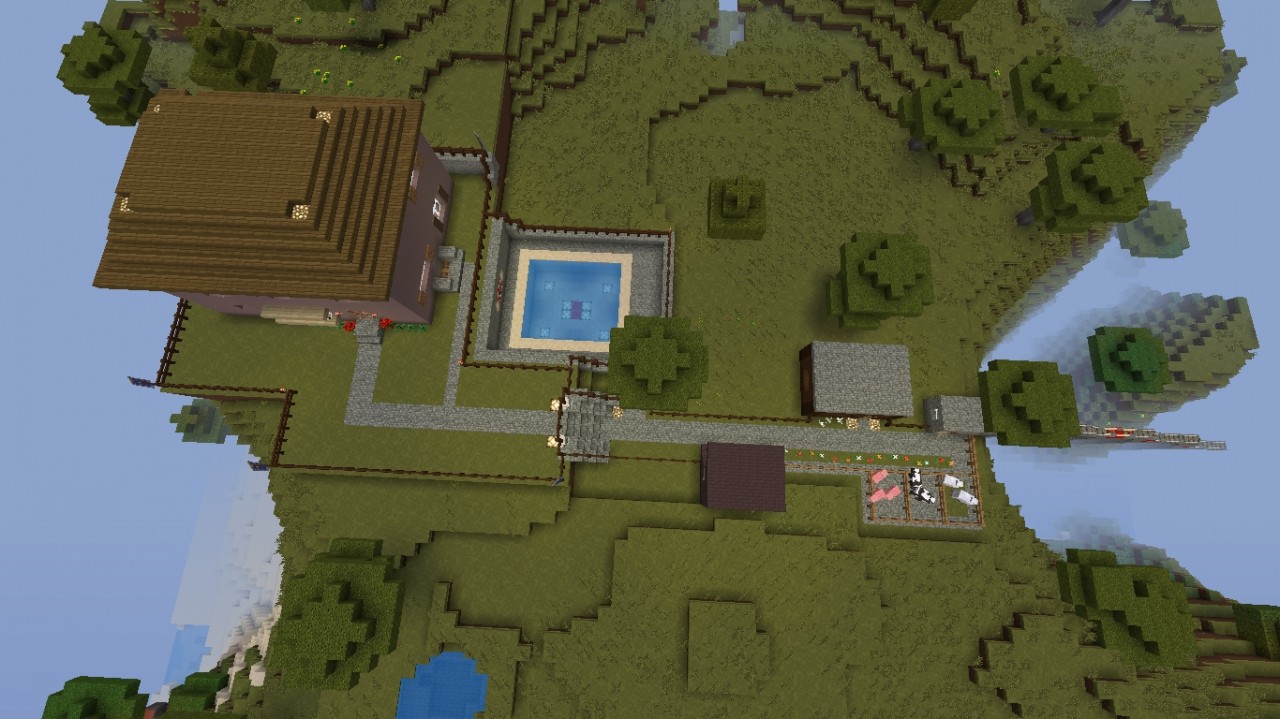 Large 2 Story House Minecraft Map