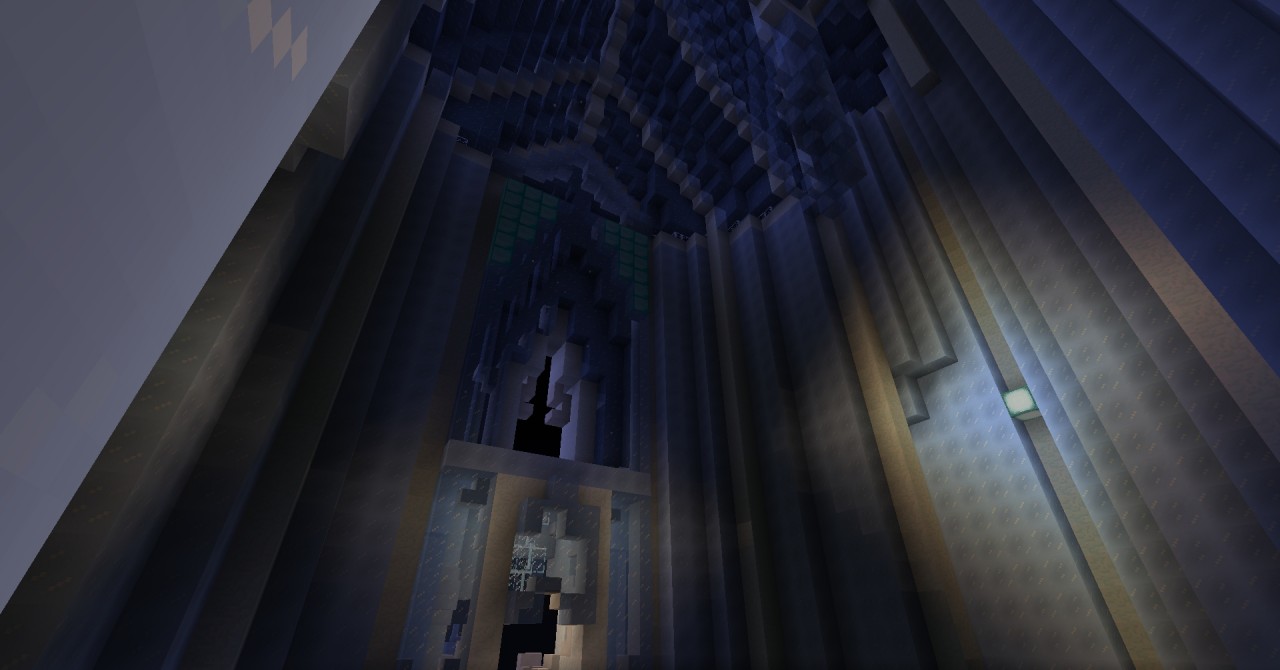 Elsa's Ice Castle from Disney's Frozen movie +DL Minecraft Map