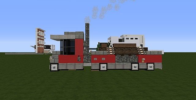 Log Truck - Red Version Minecraft Map